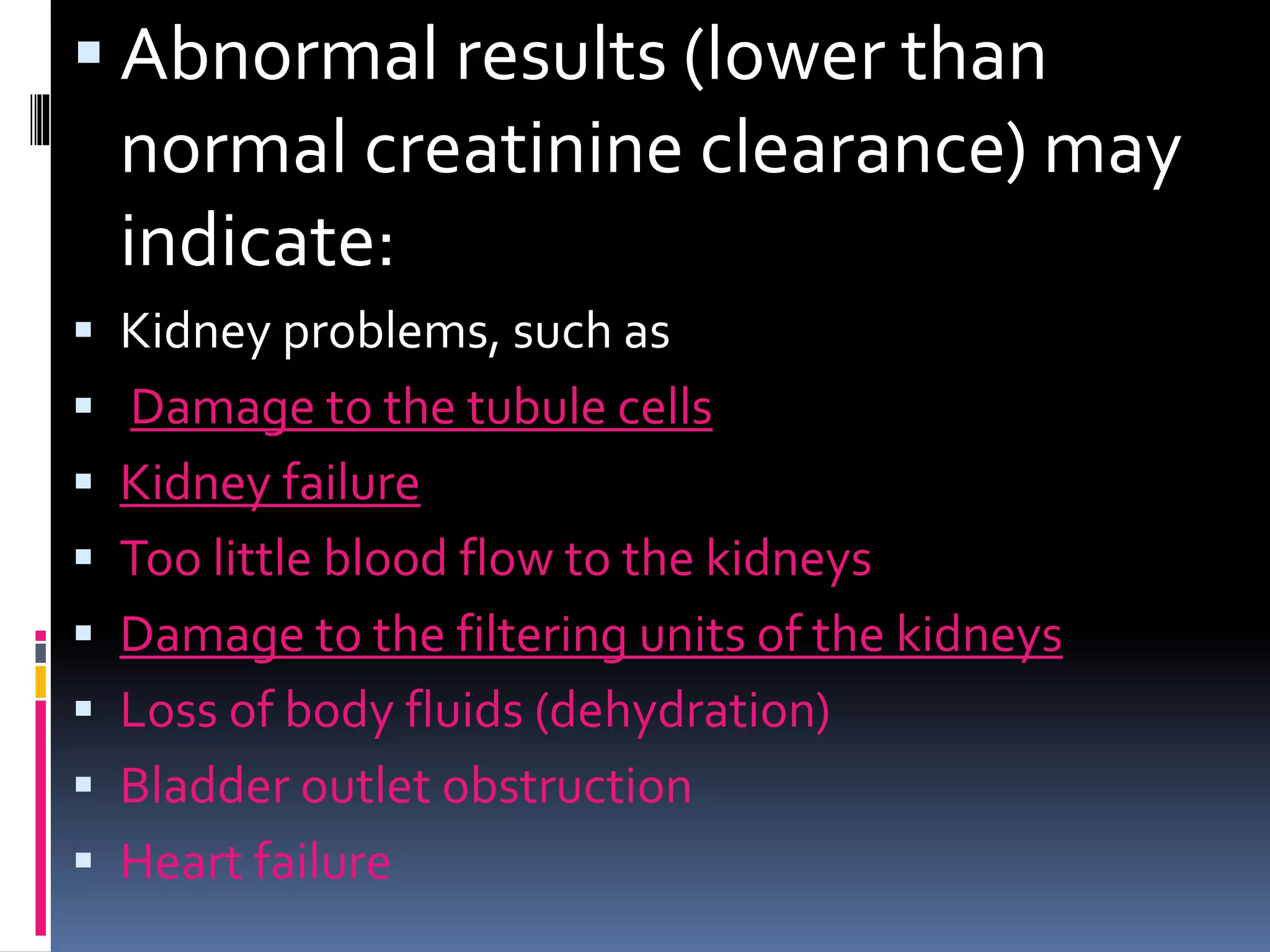 kidney function tests | PPTX