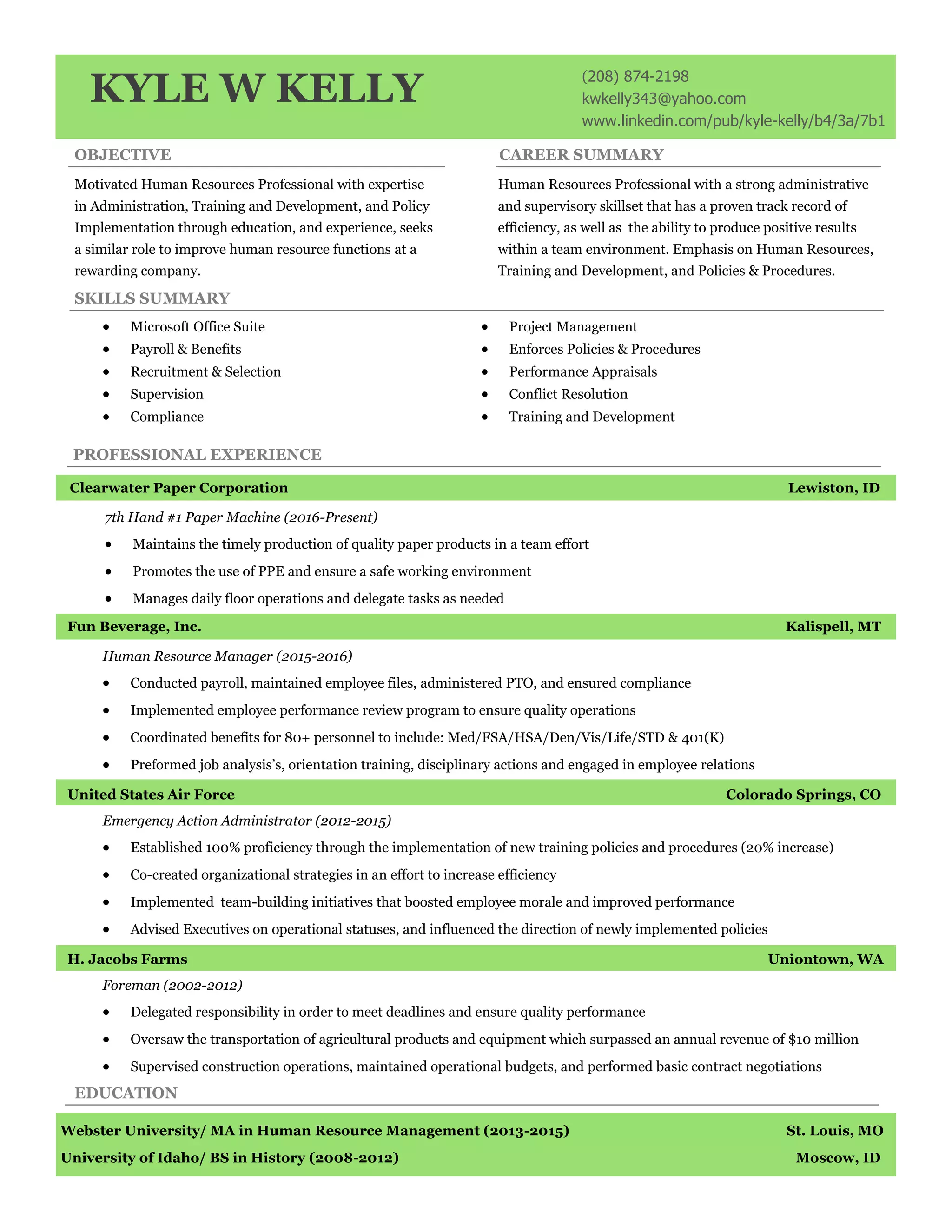 Resume_Kelly | PDF