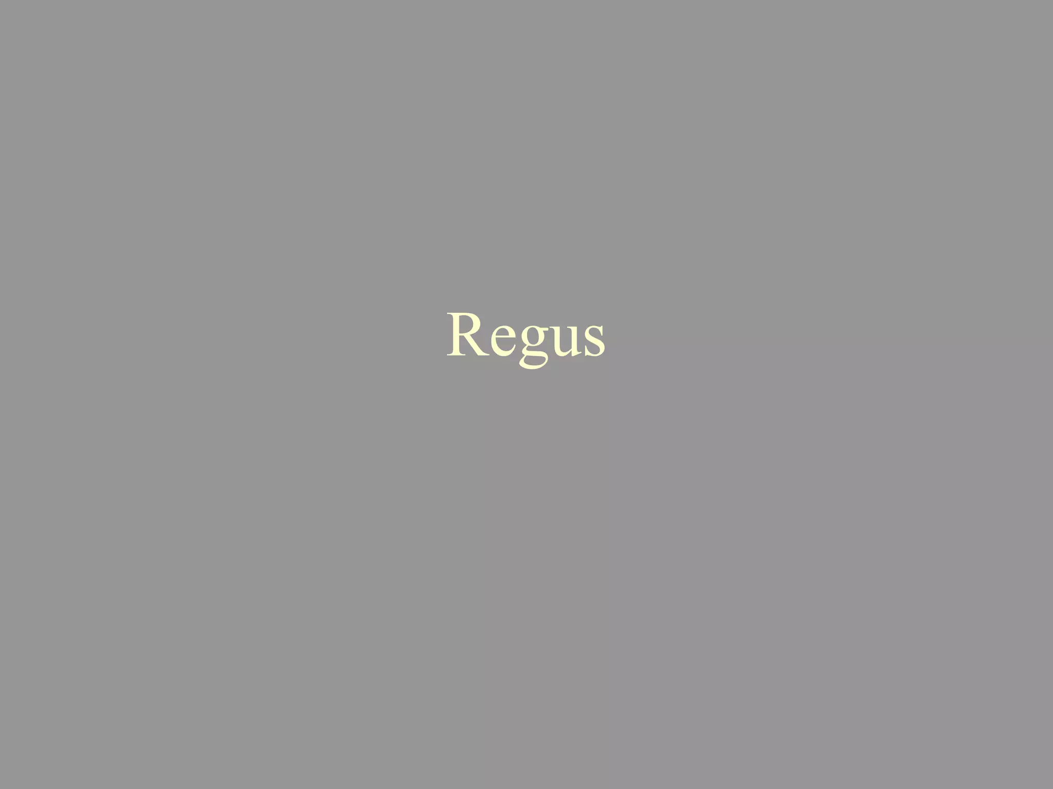REGUS NETWORK | PPT