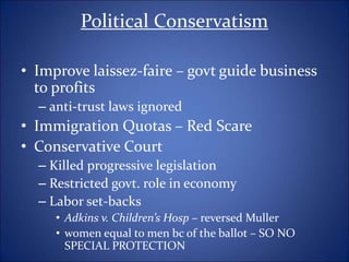 Politics of Boom and Bust | PPT