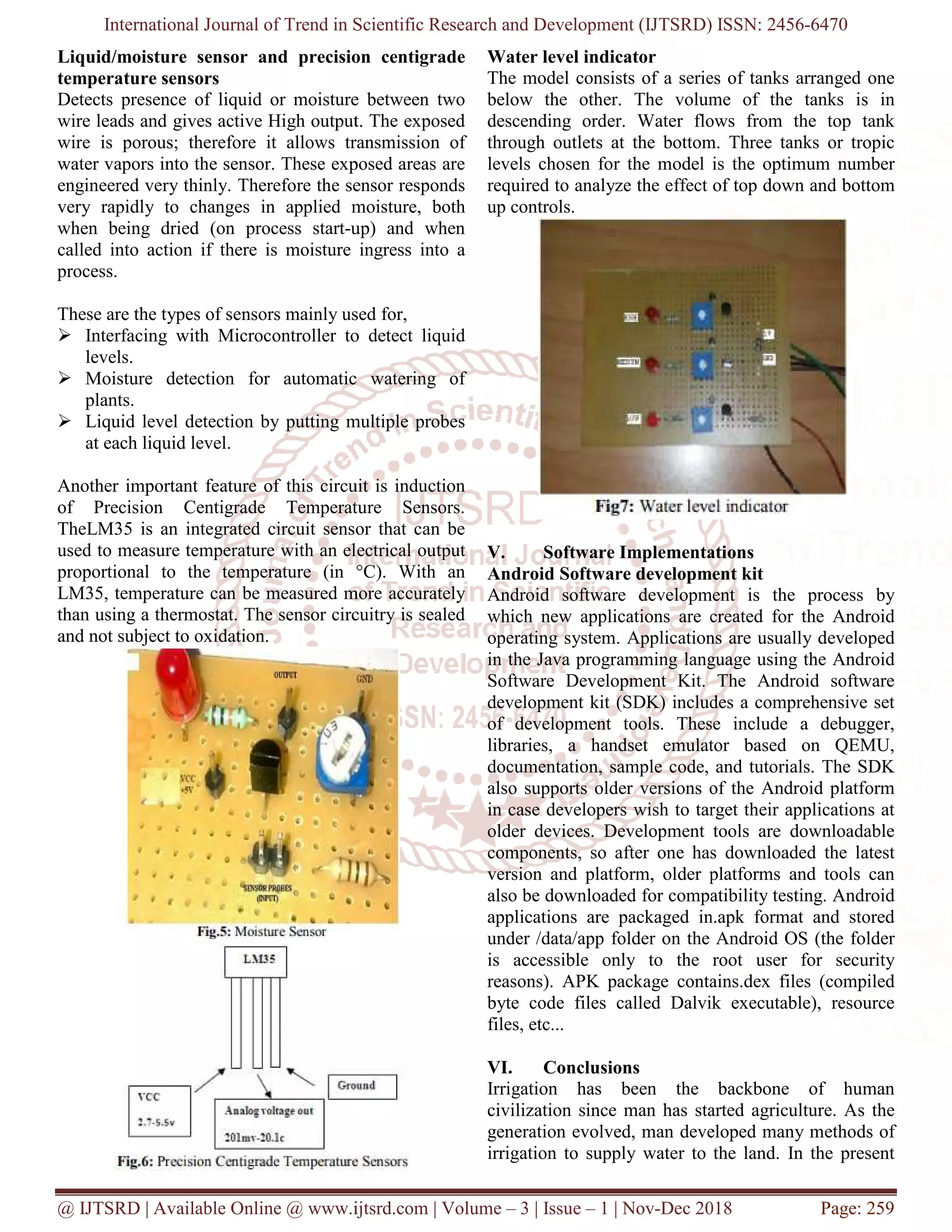 Based On Gsm Automated And Smart Irrigation System Using Android Pdf