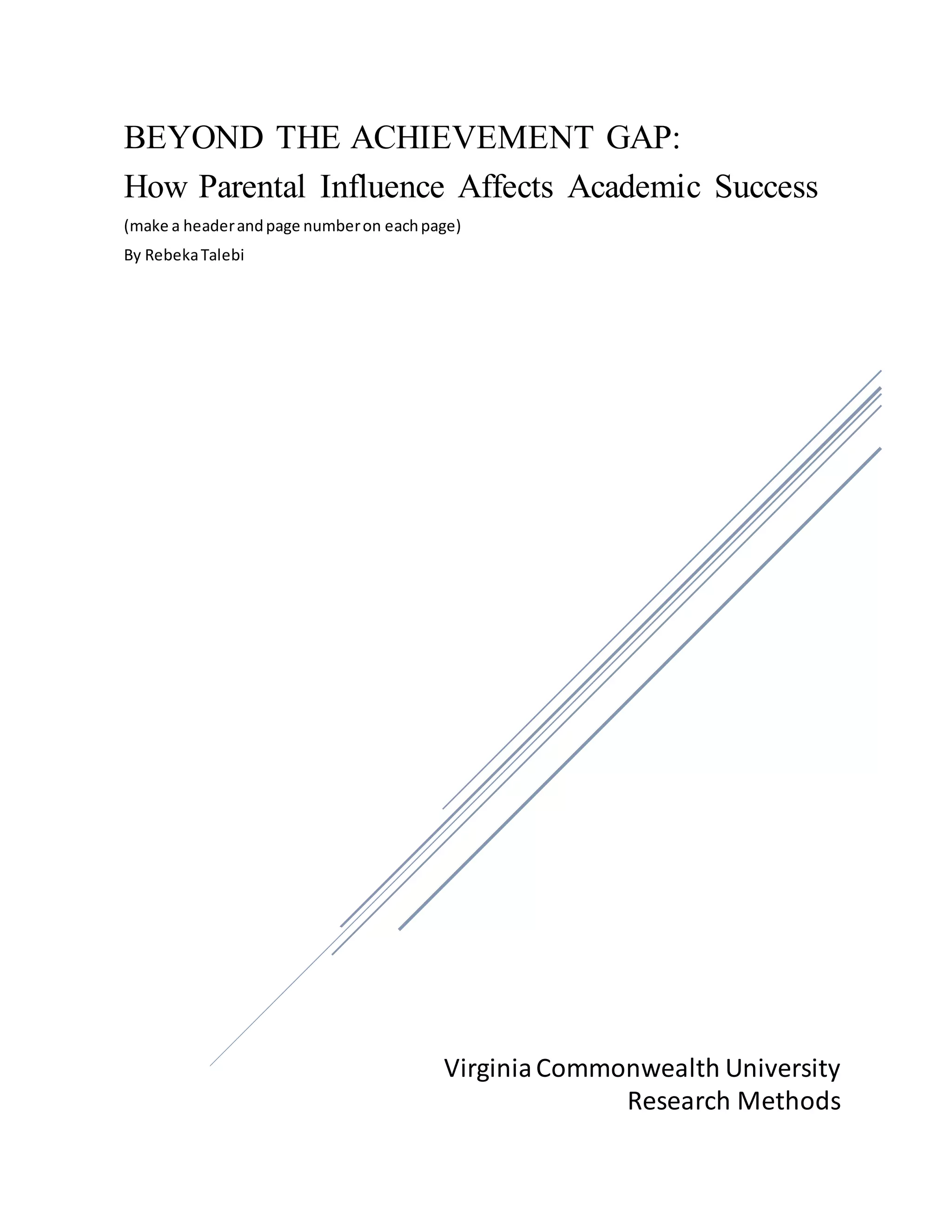 research proposal rough draft | DOCX