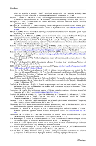 Postdocpaper Career Satisfaction of postdocs | PDF