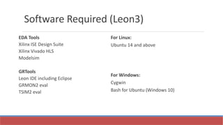Design of 32 Bit Processor Using 8051 and Leon3 (Progress Report) | PPTX