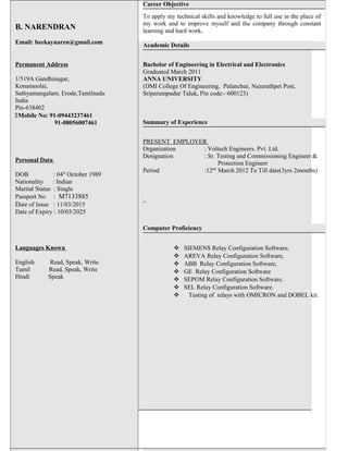 NAREN RESUME (1) | PDF