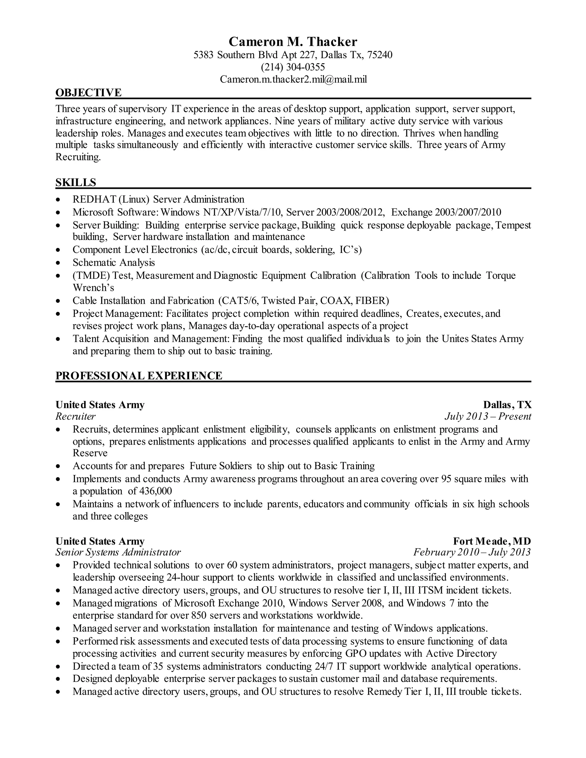 Resume | PDF