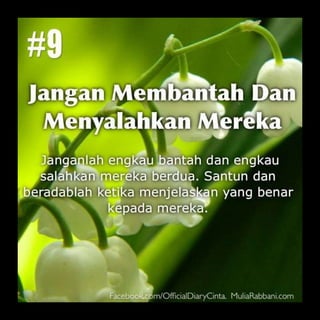 32 cara berbakti pada orang tua - amin yusuf @amin yusuf | PDF