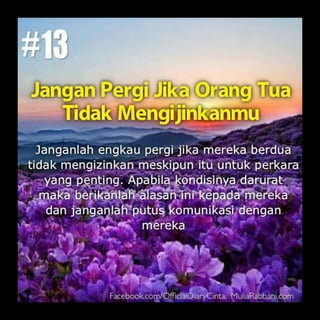 32 cara berbakti pada orang tua - amin yusuf @amin yusuf | PDF