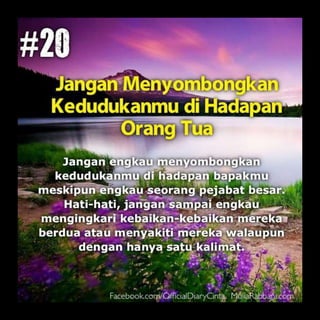 32 cara berbakti pada orang tua - amin yusuf @amin yusuf | PDF