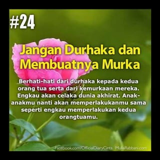 32 cara berbakti pada orang tua - amin yusuf @amin yusuf | PDF