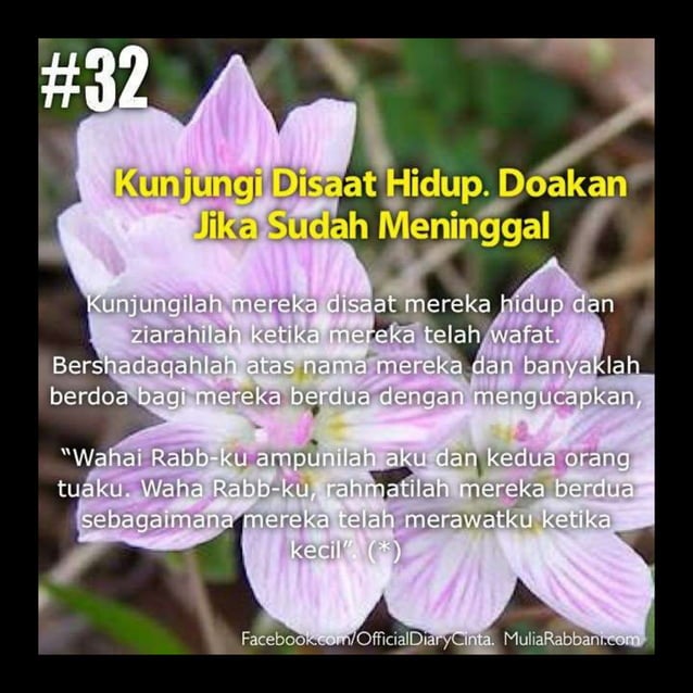 32 cara berbakti pada orang tua - amin yusuf @amin yusuf | PDF