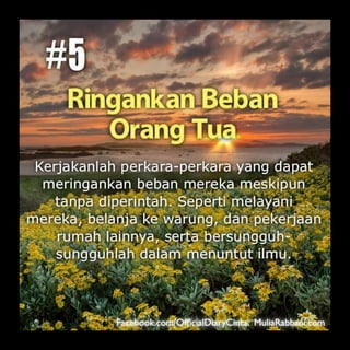 32 cara berbakti pada orang tua - amin yusuf @amin yusuf | PDF