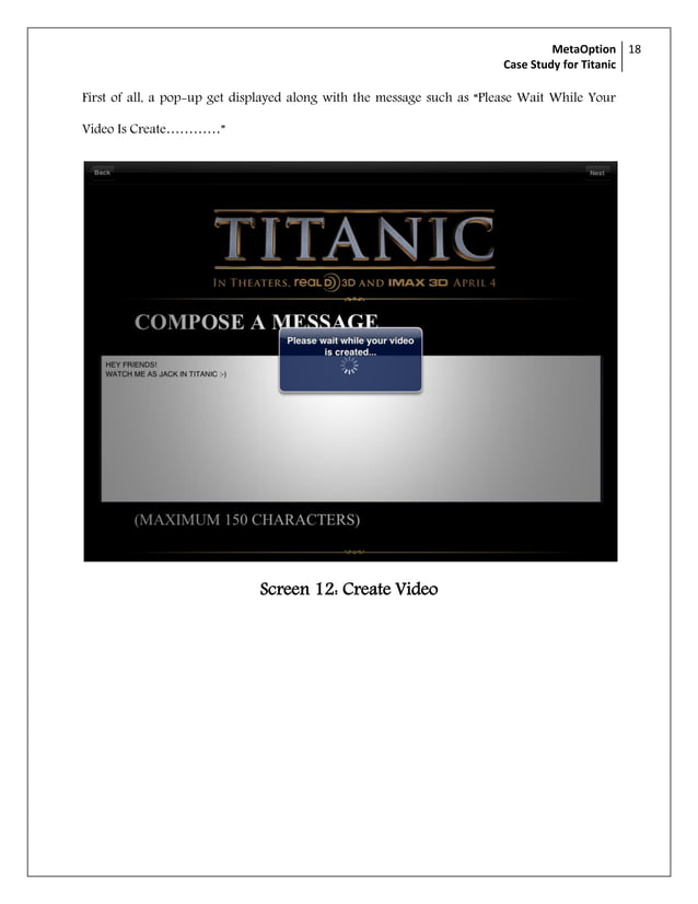 Case study on Titanic to promote 3d Titanic movie across the world