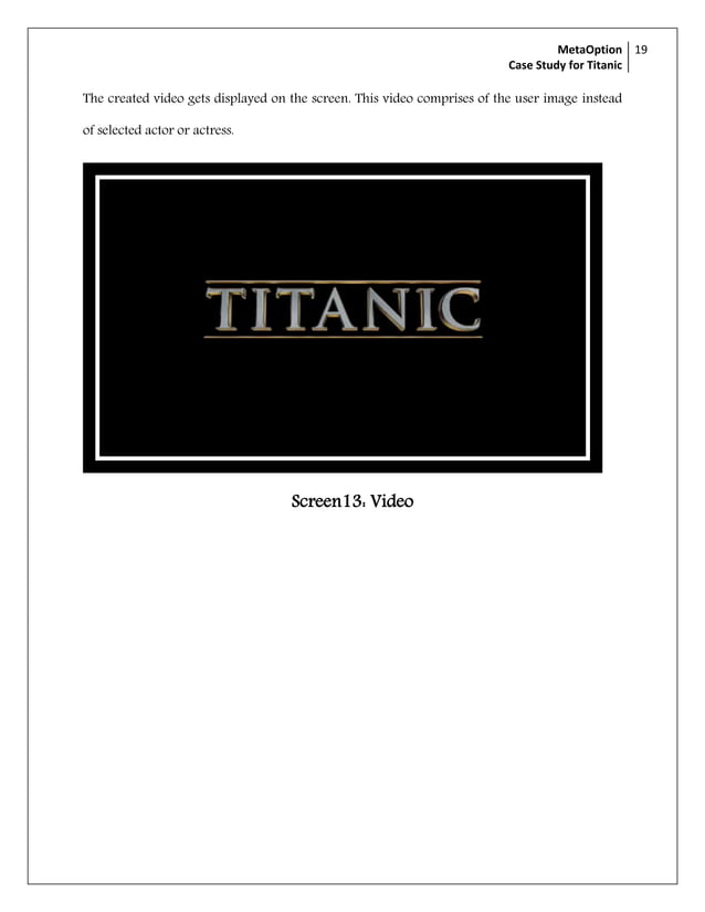 Case study on Titanic to promote 3d Titanic movie across the world