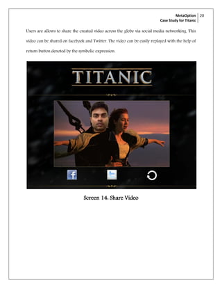 Case study on Titanic to promote 3d Titanic movie across the world | PDF