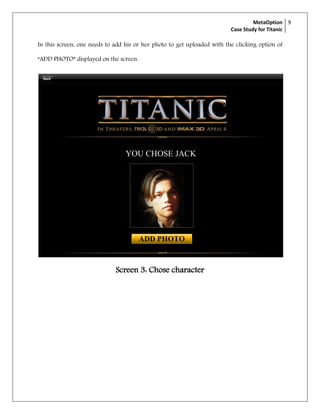 Case study on Titanic to promote 3d Titanic movie across the world | PDF
