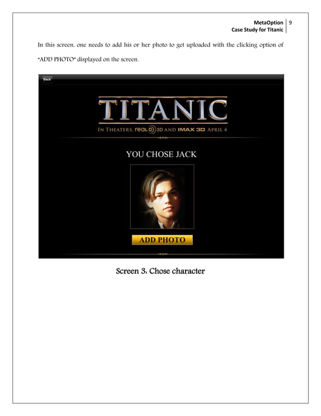 Case study on Titanic to promote 3d Titanic movie across the world