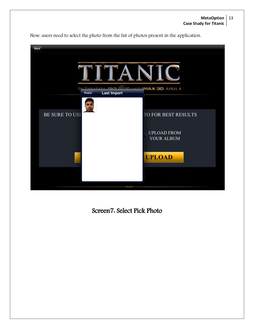 Case study on Titanic to promote 3d Titanic movie across the world