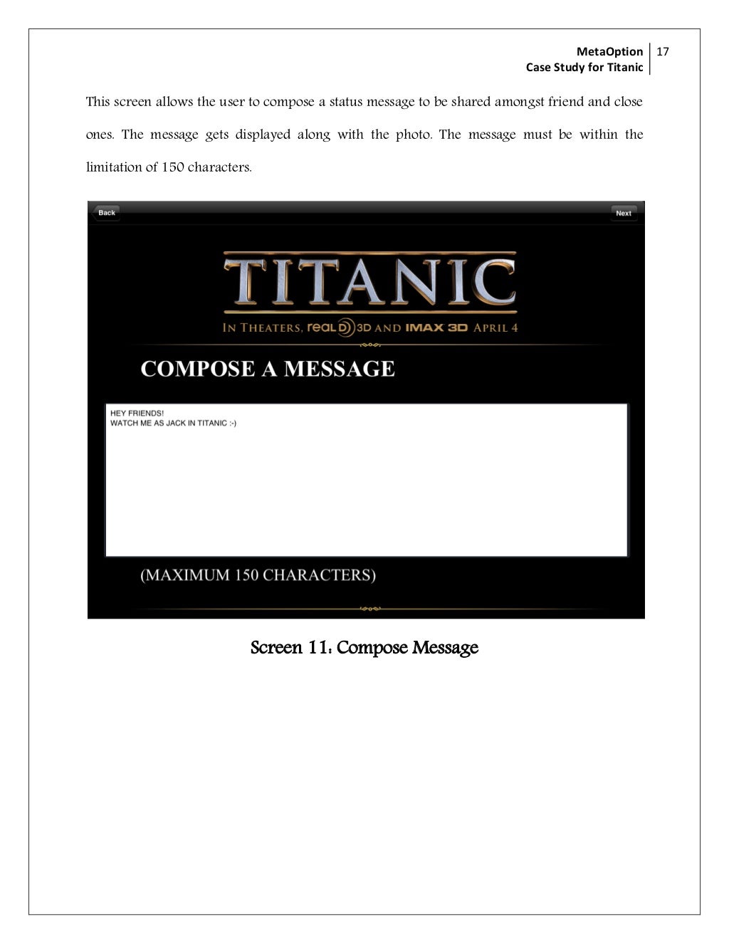 Case study on Titanic to promote 3d Titanic movie across the world