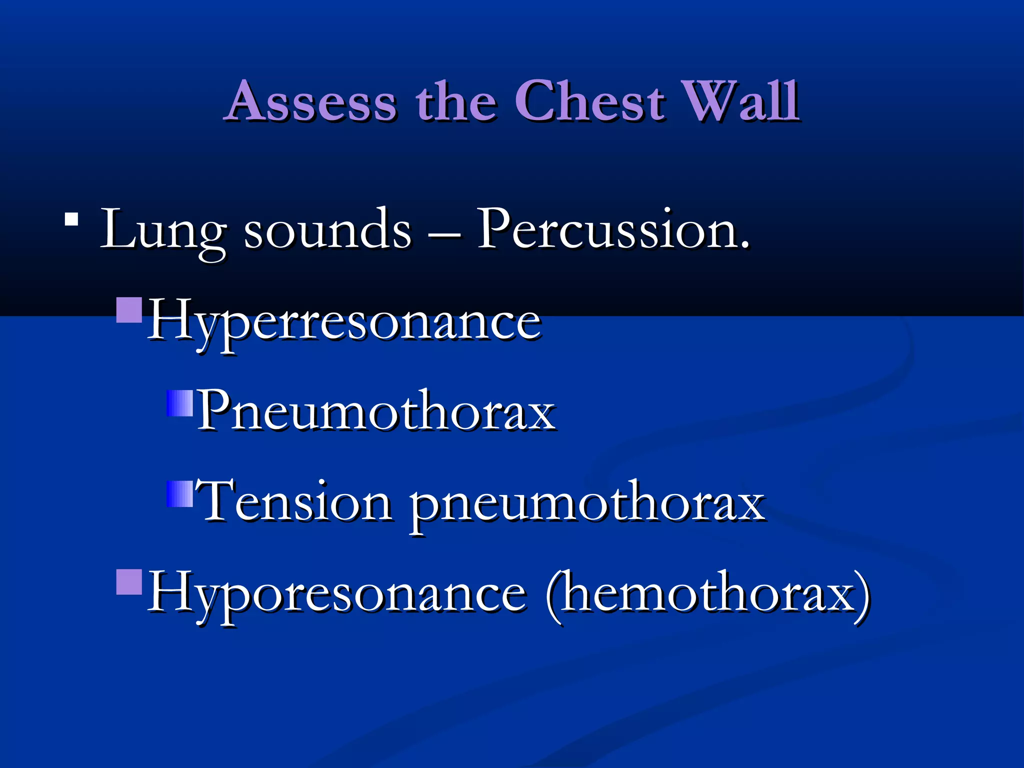 chest trauma management | PPT