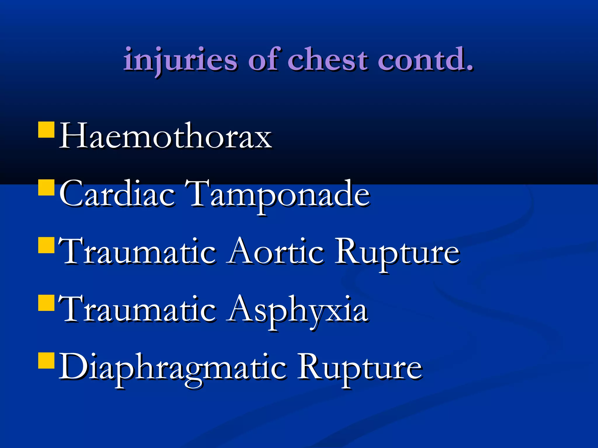 chest trauma management | PPT
