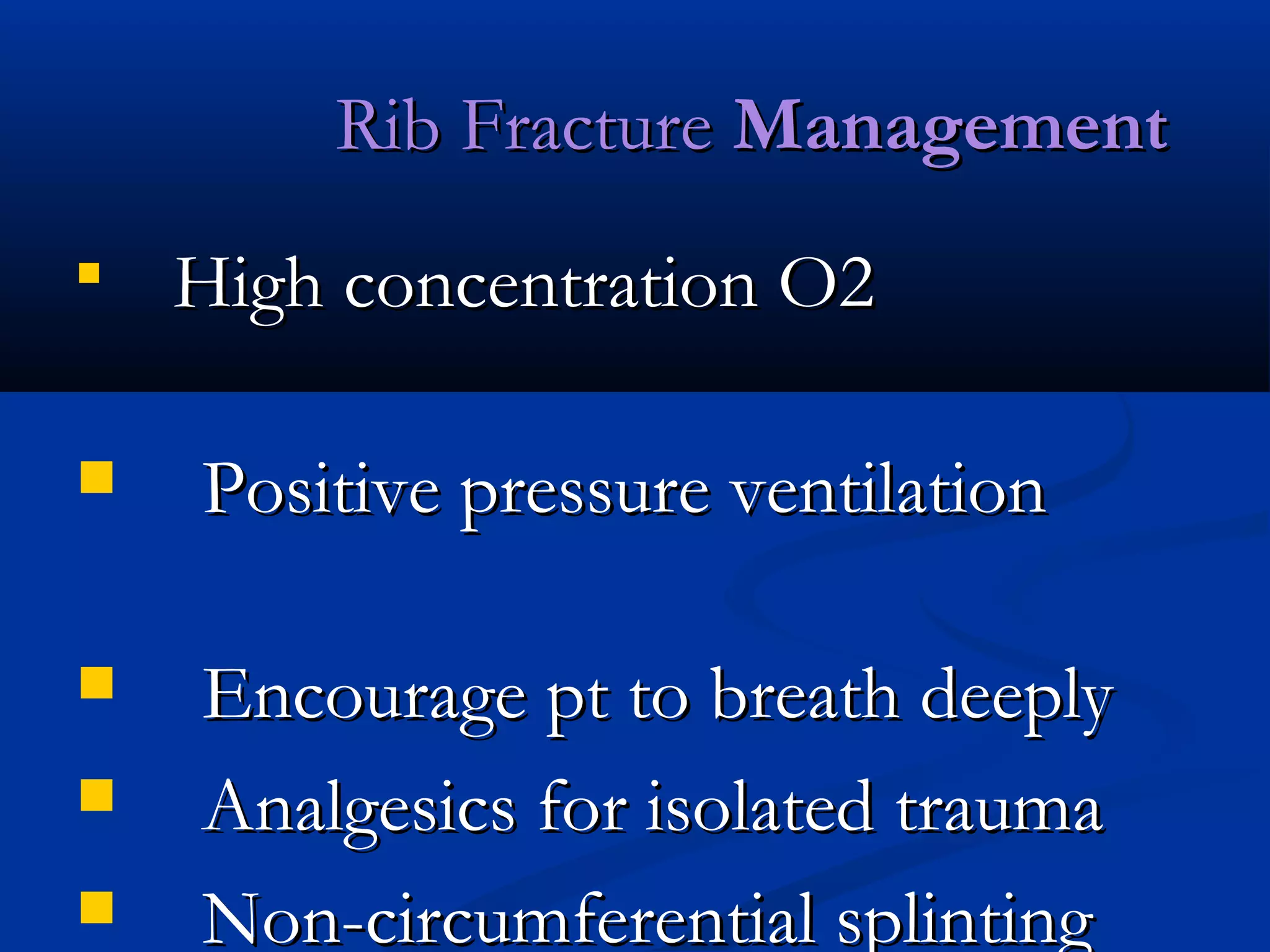chest trauma management | PPT
