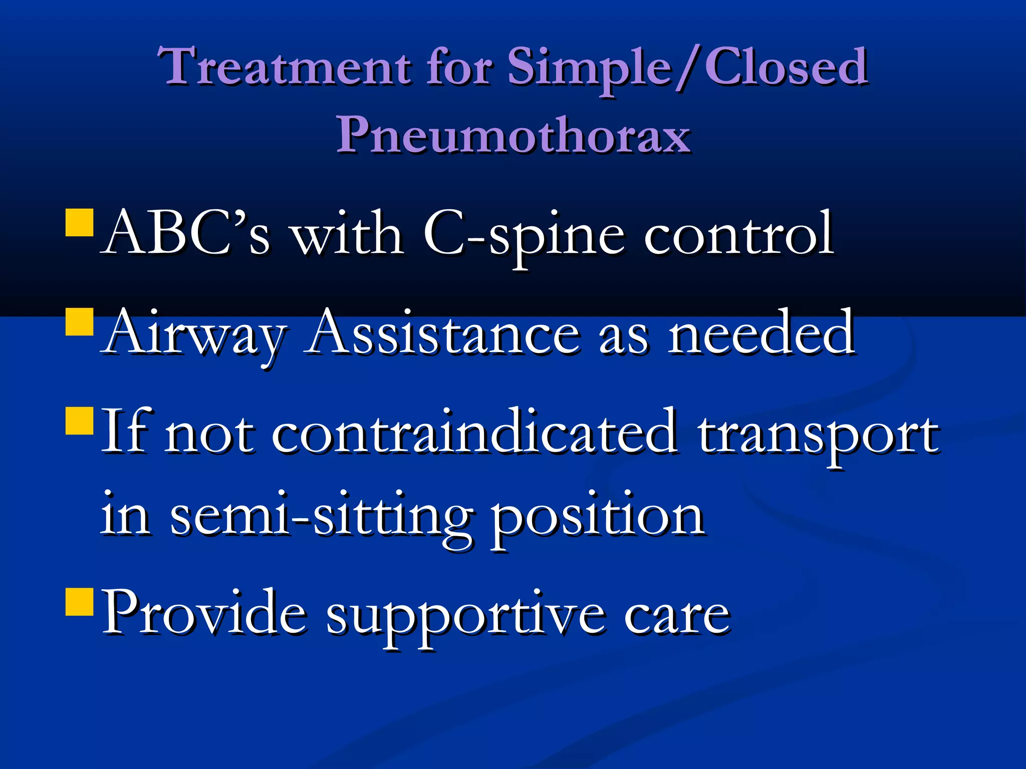 chest trauma management | PPT