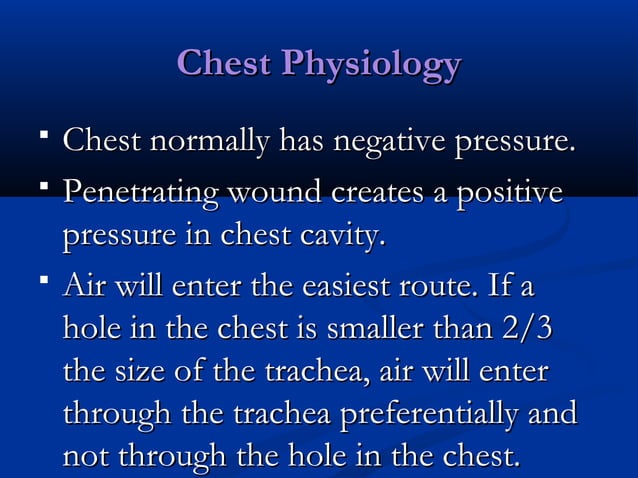 chest trauma management | PPT