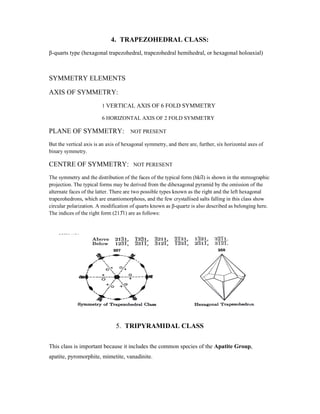 Crystallography 32 classes | PDF | Geology | Science