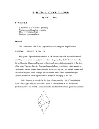 Crystallography 32 classes | PDF