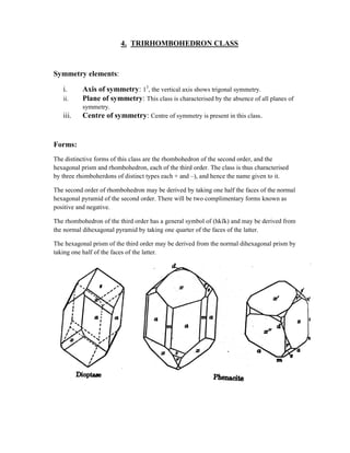 Crystallography 32 classes | PDF