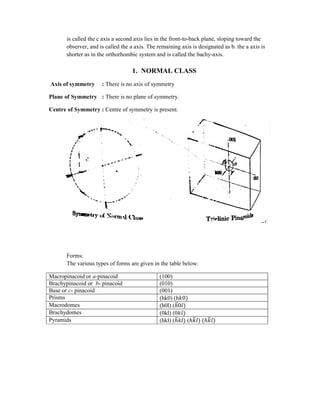 Crystallography 32 classes | PDF
