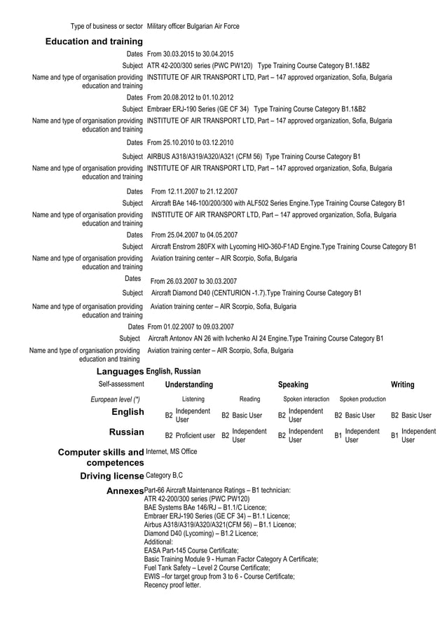 CV P. Dimitrov | PDF