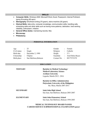 resume-medtech | DOC