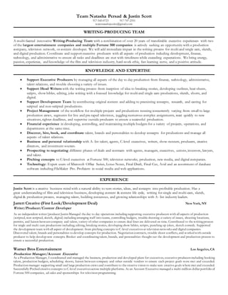 resume_wp_v8 | DOCX | Video Production | Content Production