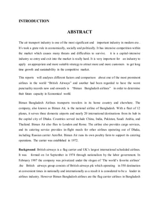 Practise of MIS In Bangladesh Biman Airline | DOCX