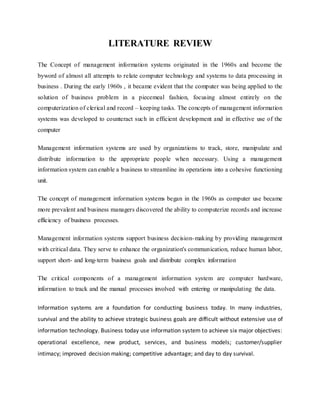 Practise of MIS In Bangladesh Biman Airline | DOCX