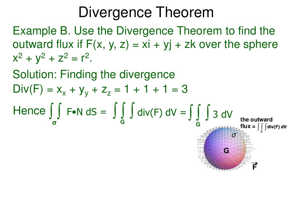 Divergence Formula