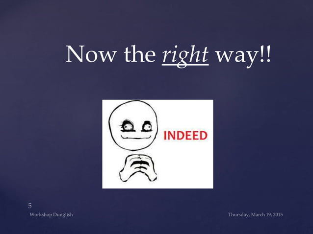 Go your own gang! | PPT