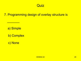 32 dynamic linking nd overlays | PPT