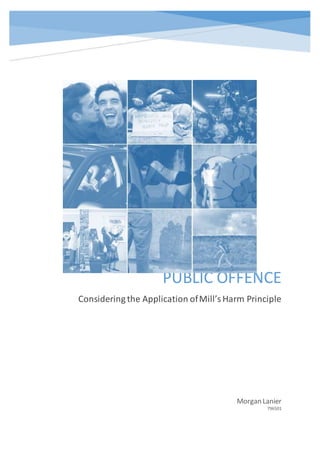 Public Offence - Considering the Applicaiton of Mill's Harm Principle ...