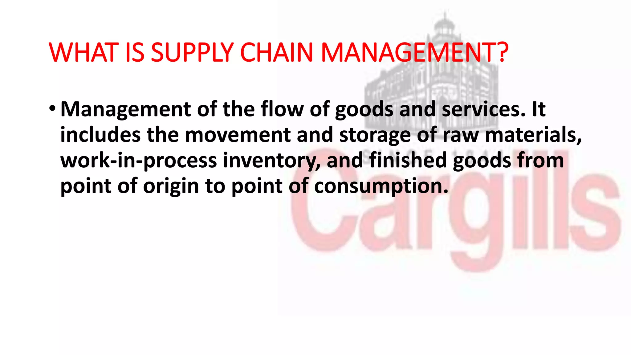 Cargills Food City Supply Chain | PPTX