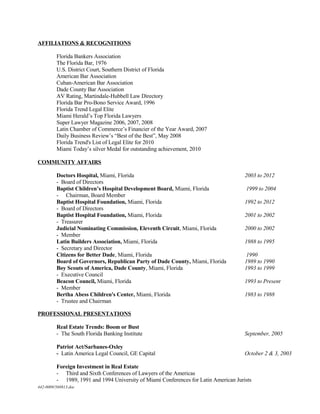 Ramon E. Rasco, ESQ. | DOC | Legal Services Industry | Industries