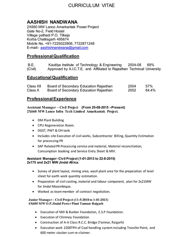 aashish nandwana resume | PDF