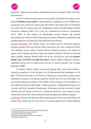 Mexigo GOMC Report | PDF