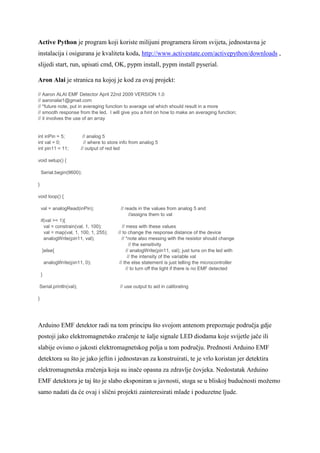 Arduino projekt | PDF