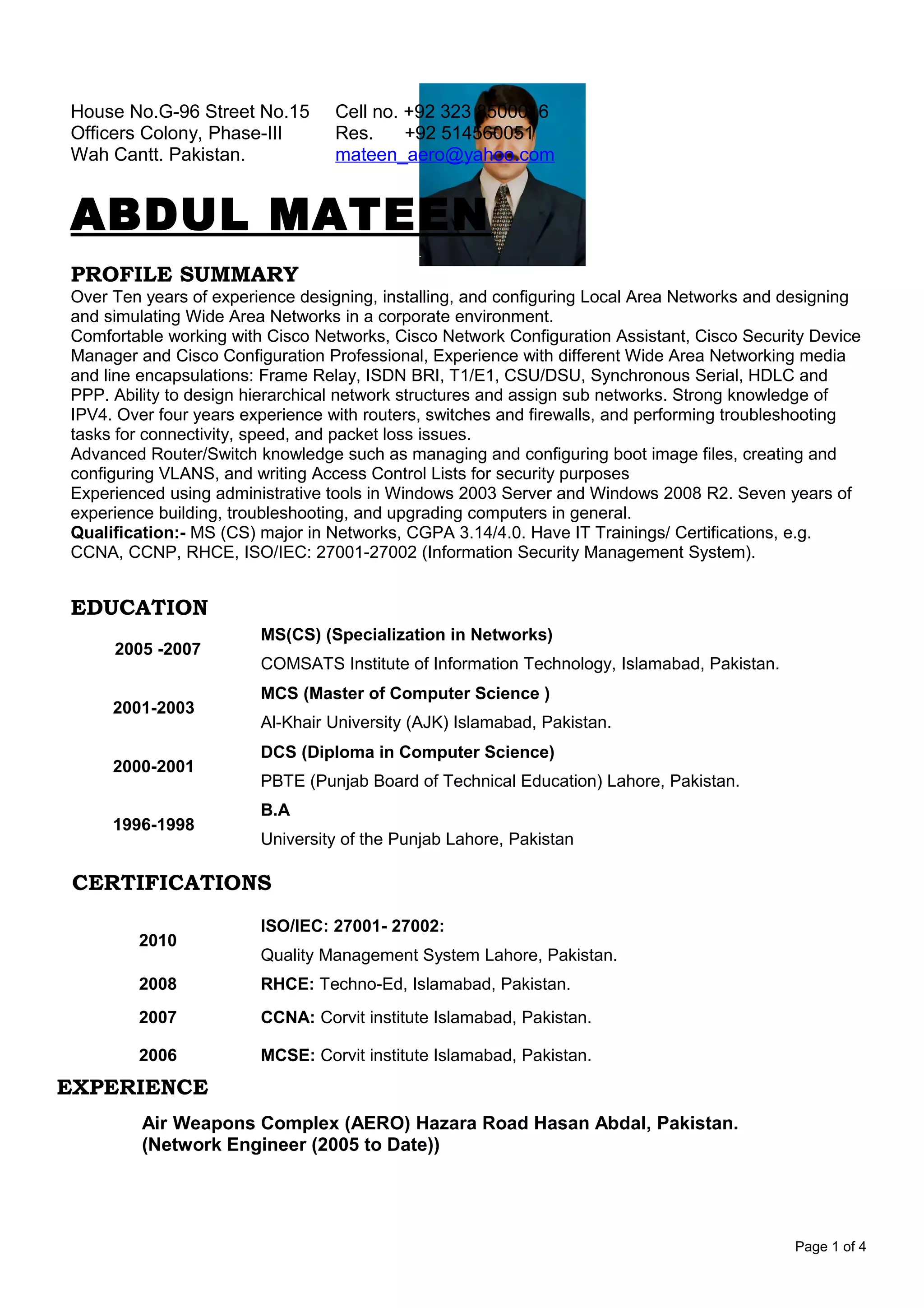 NetworkEngineer(Mateen) | DOC