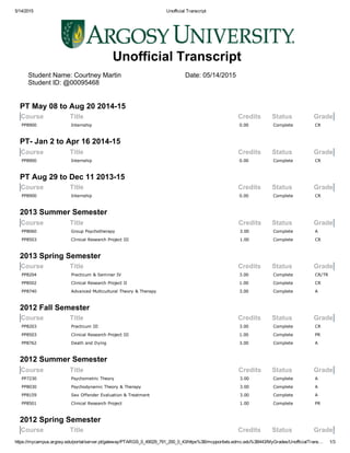 Courtney Martin Transcript | PDF