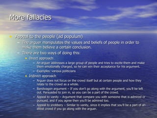3.2 Fallacies Of Relevance | PPT
