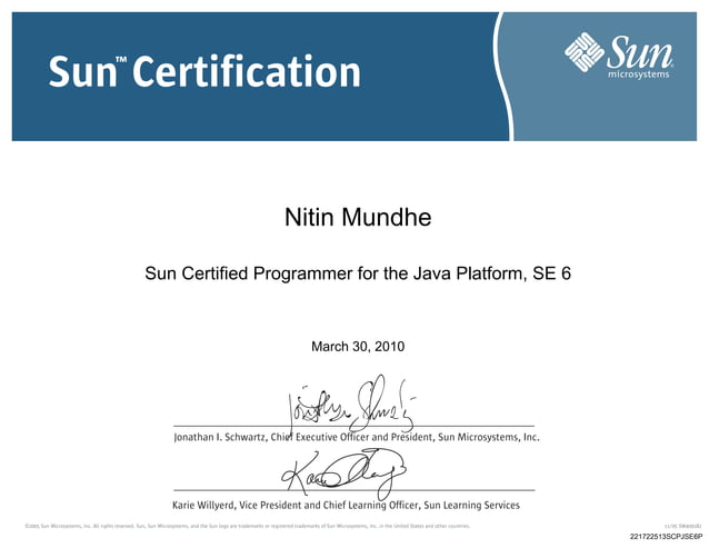 Sun-Certified-Programmer-Java-Platform-SE6 | PPT